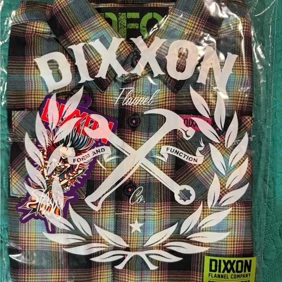 DIXXON | Shirts & Tops | Dixxon Staab Scientist Plaid Flannel Shirt ...